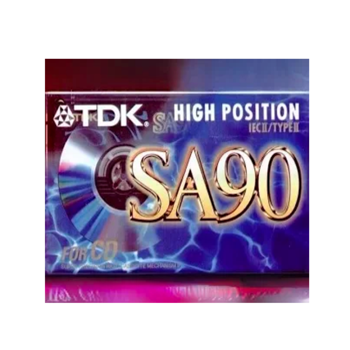 Unrecorded Audio Cassette Tape TDK SA 90 Type II BIAS (sealed ...