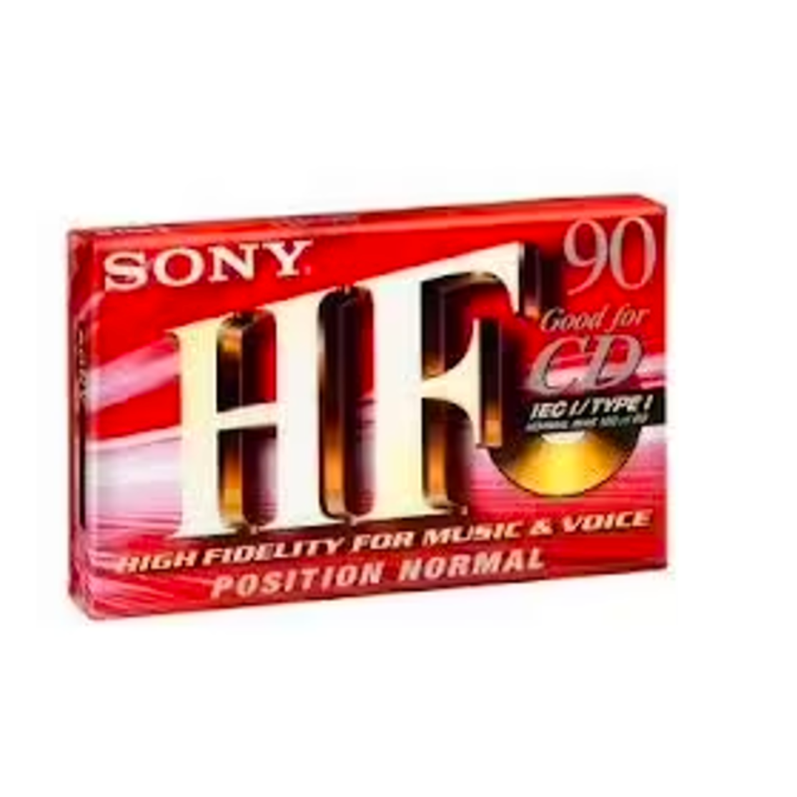 Unrecorded Audio Cassette Tape SONY HF 90 Type I (sealed) – AudioSoundMusic