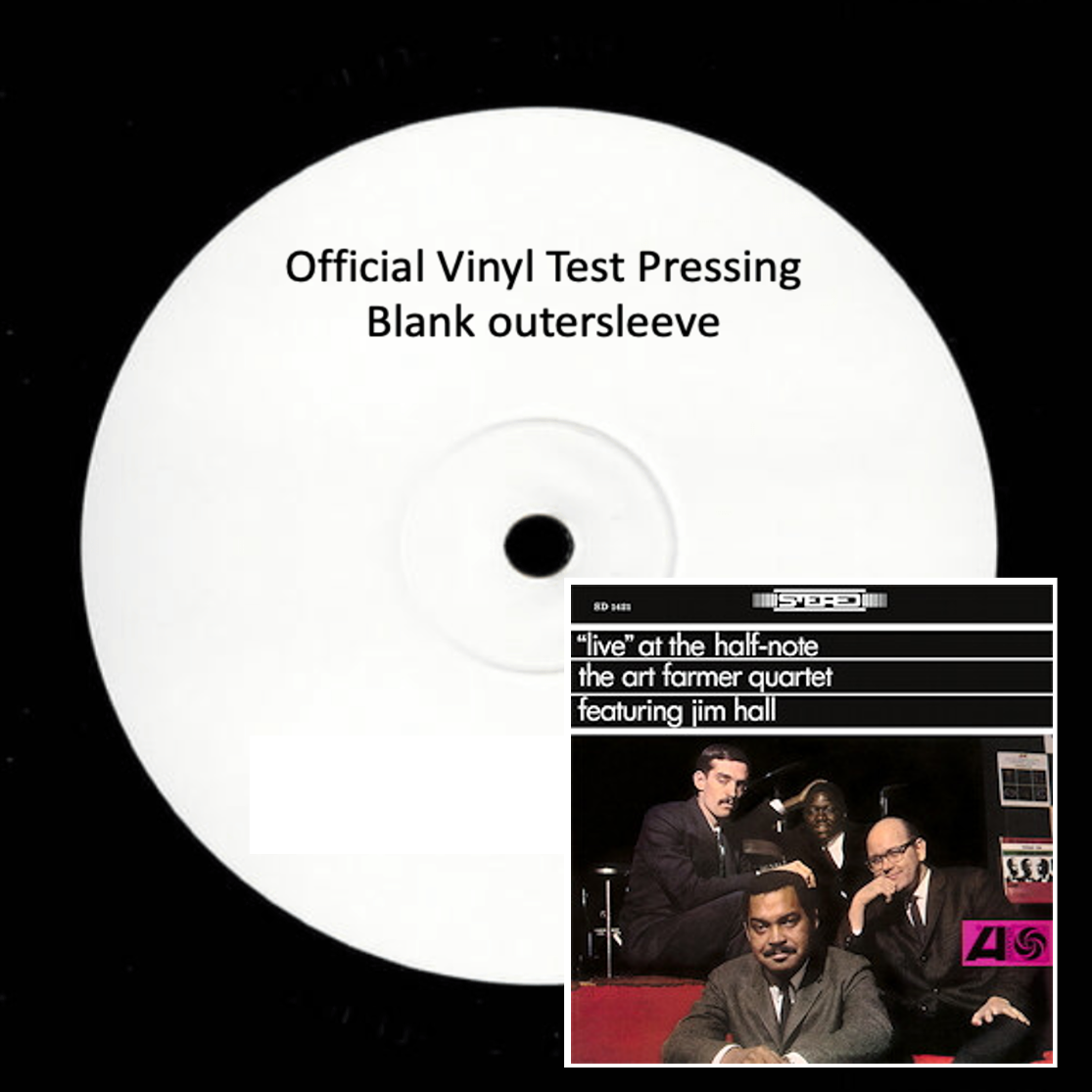The Art Farmer Quartet - Live At The Half-Note (Test Pressing ...