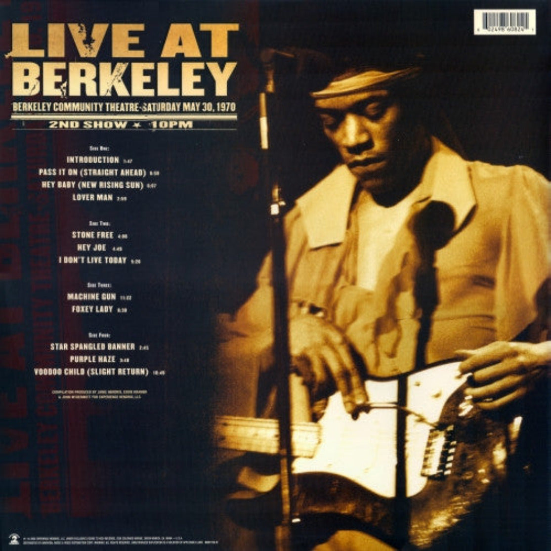 The Jimi Hendrix Experience – Live At Berkeley (2LP) – AudioSoundMusic