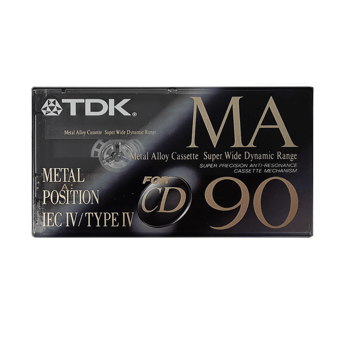 Unrecorded Audio Cassette Tape TDK MA90 (1992-95) Metal Blank (sealed ...