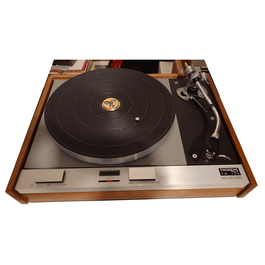 Pre-owned Turntable Thorens TD125 with tonearm SME 3009 (Clamp, phono ...